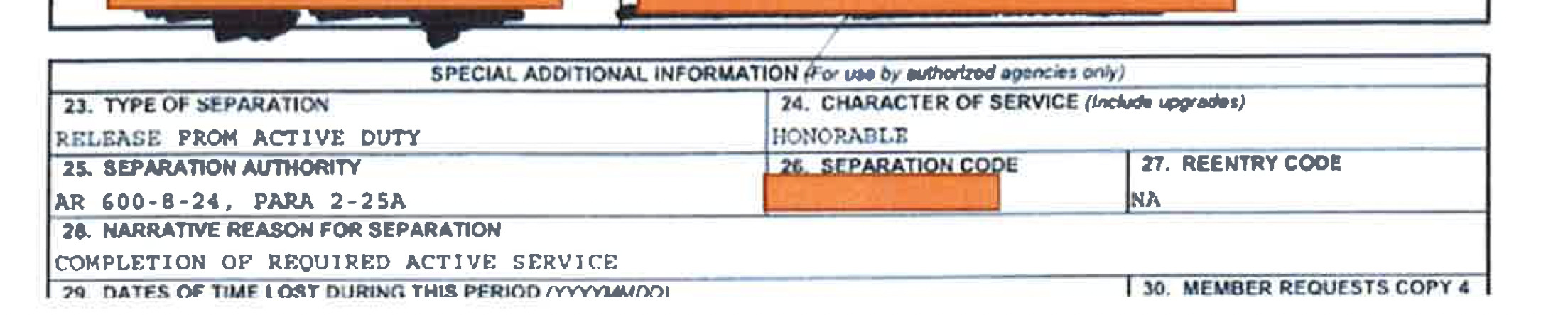 DD214 Separation Codes: Understanding Their Significance